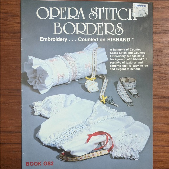 no brand | Office | Opera Stitch Borders Embroidery Pattern Book | Poshmark